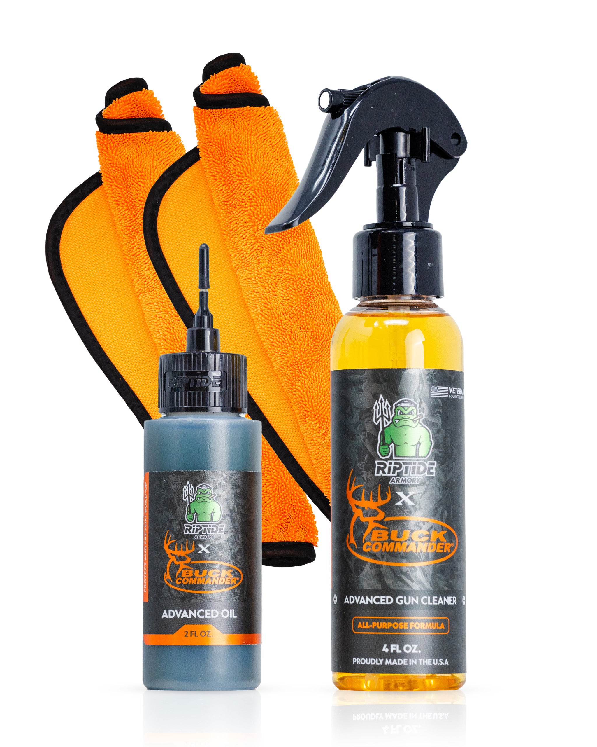 Riptide x Buck Commander - 2 Bottle Kit (Cleaner & Oil) – Riptide Armory