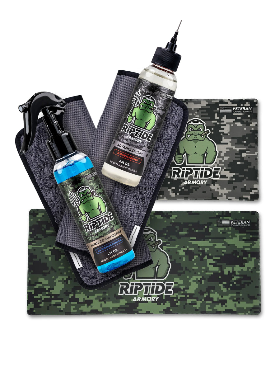 Riptide Armory: Advanced Gun Cleaner & CLP+ Kits | Navy Seal Tested